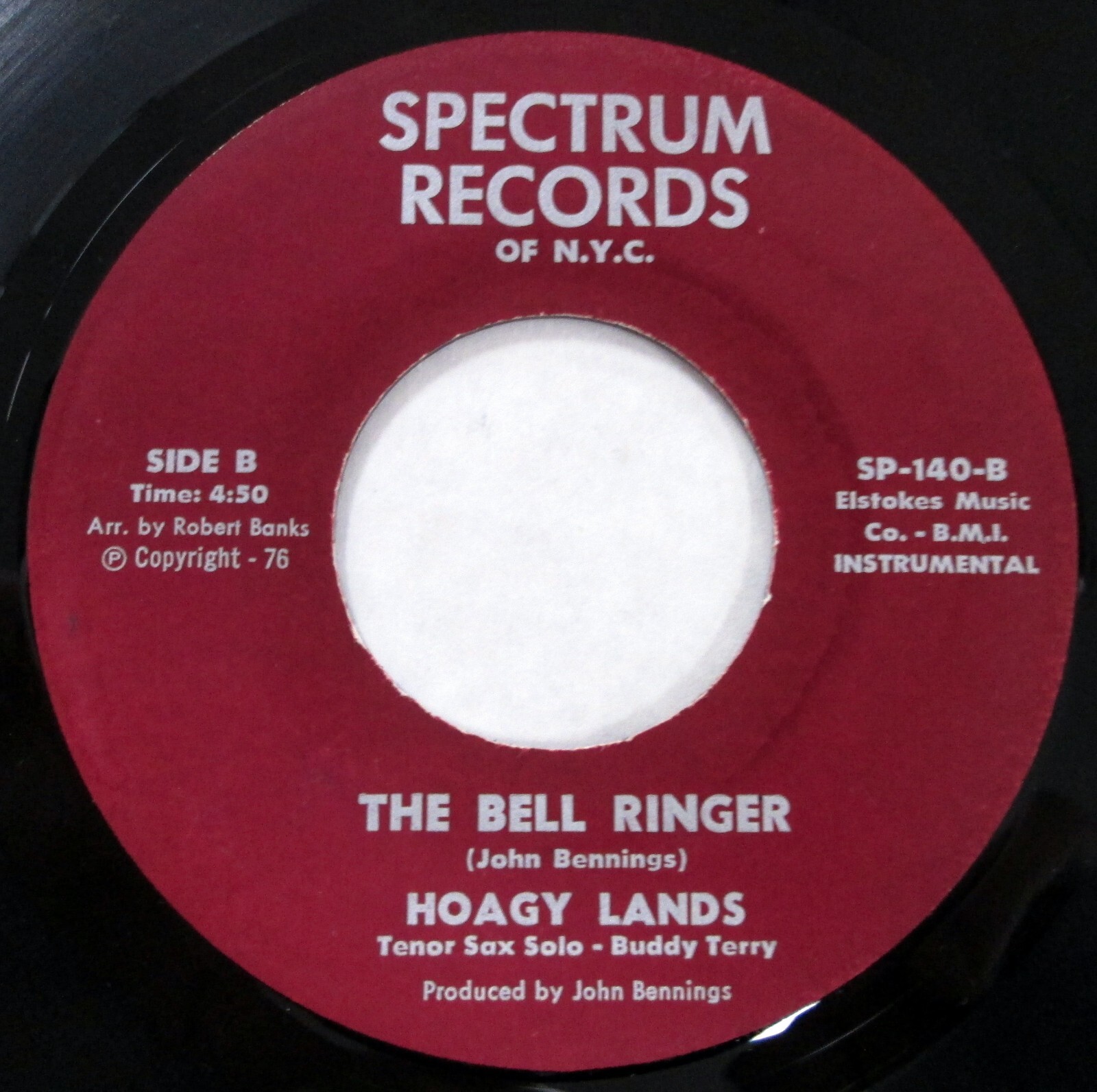 HOAGY LANDS 45 The Bell Ringer on Spectrum soul funk mc527 | eBay