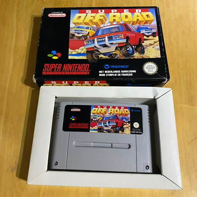 Super Nintendo / SNES - Boxed - Super Off Road French Language Variant ...