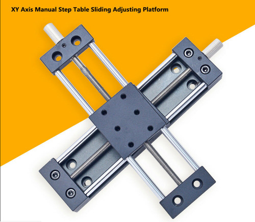 XY Axis Manual Stage Sliding Table Adjust Platform 40*40mm Travel 15 ...