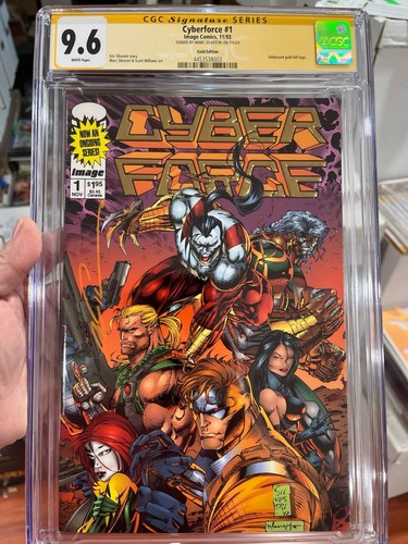 Cyberforce #1 1993 CGC 9.6 Marc Silverstri Signature Series CLASSIC 90s ...