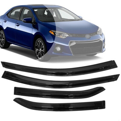 For 2014-2019 Toyota Corolla 4Pcs Window Visors Vent Wind Deflectors ...