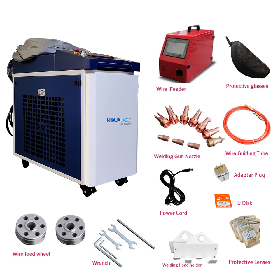 Laser Welding Machine Cutter Cleaner Rust Remover 1200W Fiber laser ...