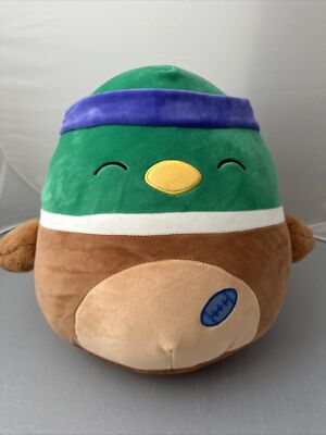 Avery The Duck With Sweatband And Football Patch 12” Squishmallow NEW ...