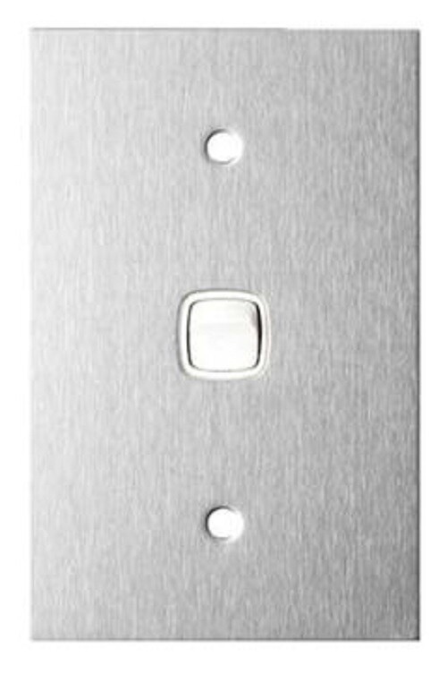 HPM ARCHITECTURAL METAL ROCKER SWITCH 1-Gang 10A 2-Way Vertical ...