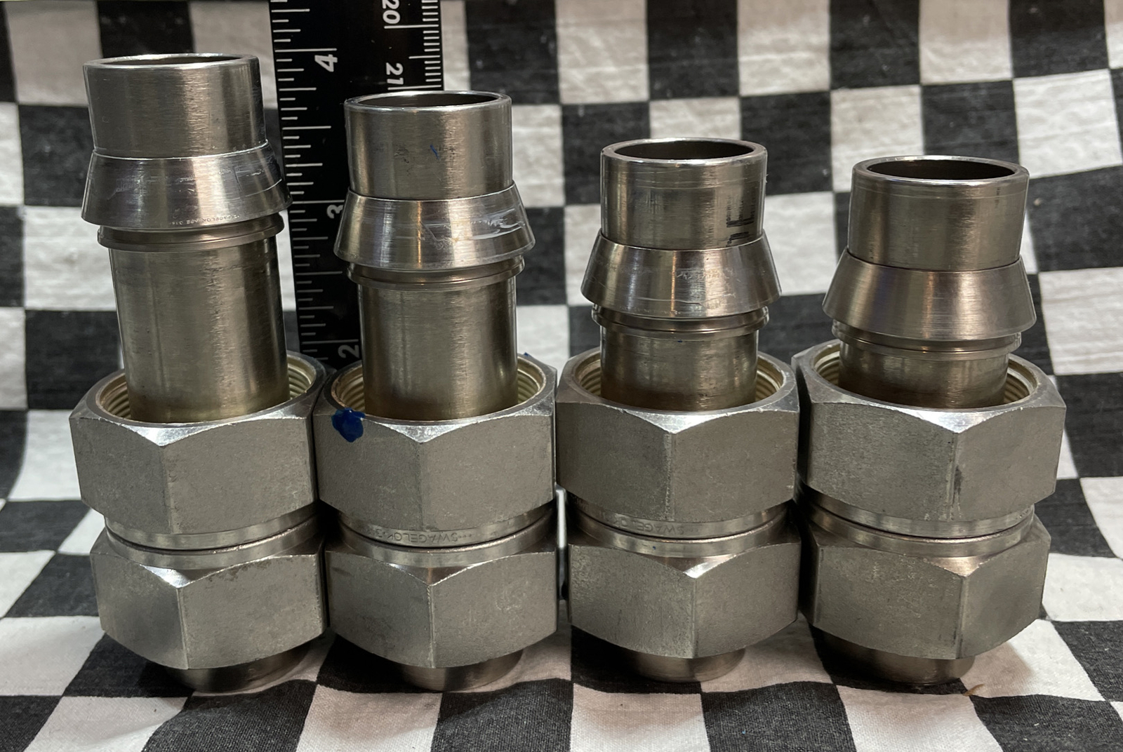 Swagelok Pre-Swaged Union Port 1" TUBE X 2.25"- 4" SS-1613-1 SS-1614-1 ...