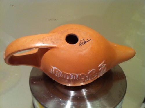 Fontanini:Ceramic Oil Lamp Candleholder:AUTOGRAPHED*Roman Nativity*FREE ...