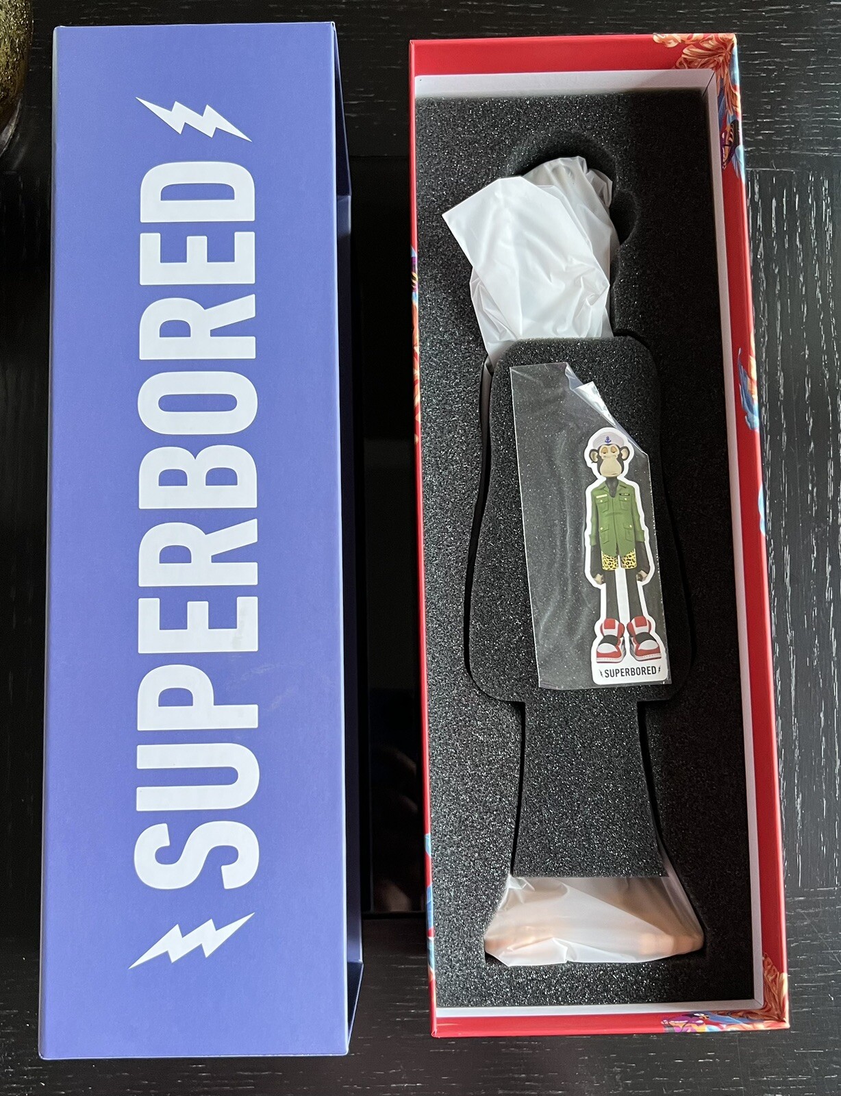 Superplastic x BAYC 13-in. SUPERBORED Figure CURTIS Bored Ape Yacht ...