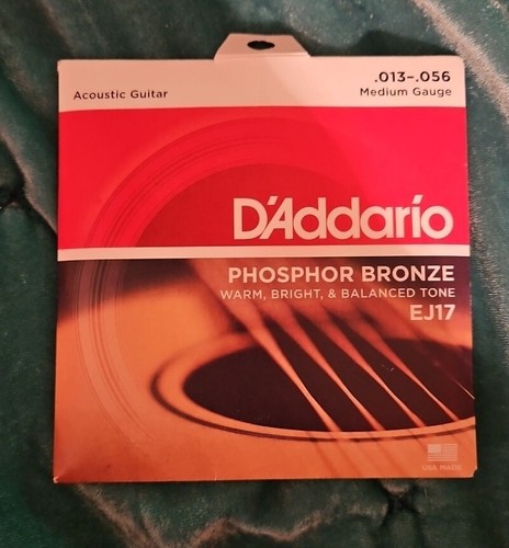 D'Addario EJ17 Medium Acoustic Guitar Strings 19954121150 | eBay