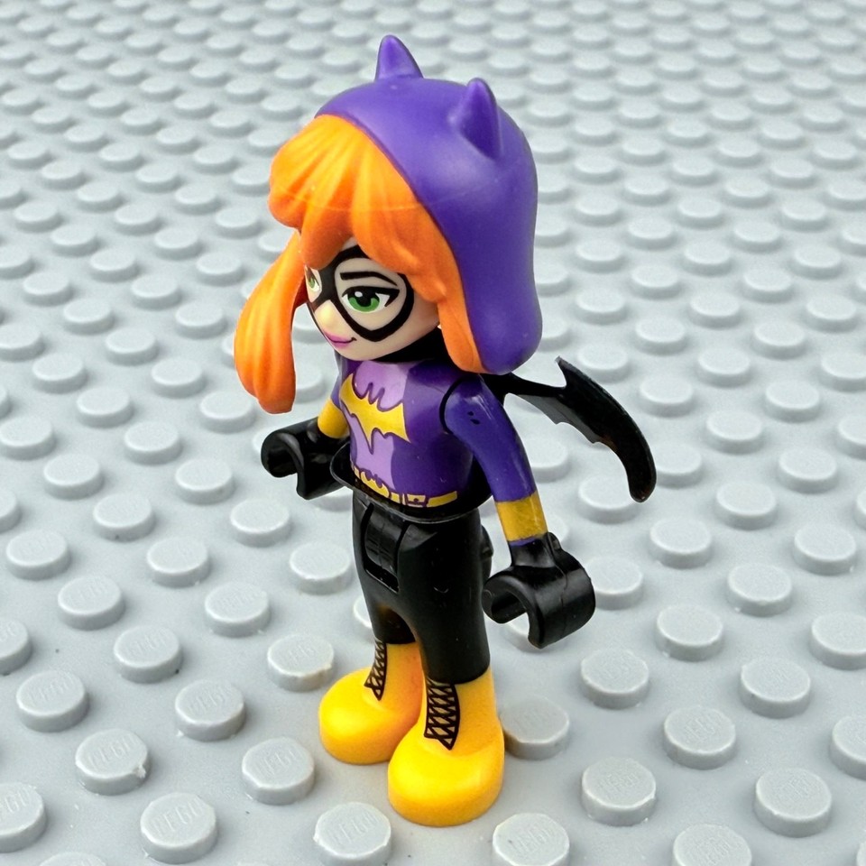 LEGO Batgirl Minifigure Mini Doll Dark Purple Suit shg001 DC Super Hero ...