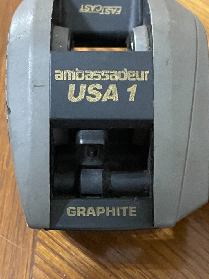 Abu Garcia Ambassadeur USA 1 Graphite Fast Cast Baitcasting Reel ...