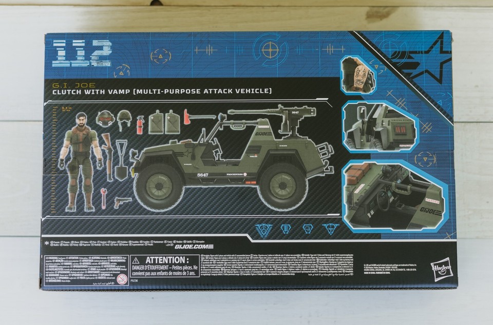 Gi Joe Classified series Clutch with Vamp Multi Purpose Attack Vehicle ...