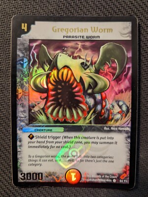 Duel Masters Event Promo Year 1 E4 Y1 Gregorian Worm NM/LP Holo | eBay