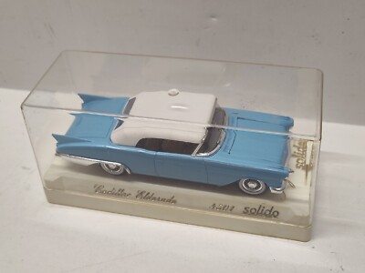 Solido 1957 Blue Cadillac Eldorado Convertible 1/43rd Diecast Toy Car ...