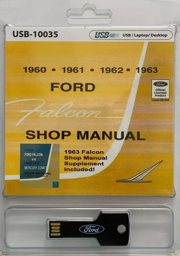 1960 1961 1962 1963 Ford Falcon Ranchero and Comet Shop Repair Manual ...