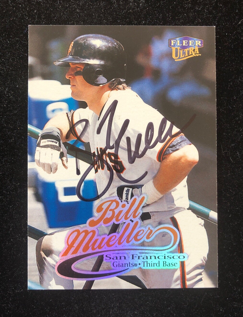 BILL MUELLER 1999 FLEER ULTRA AUTOGRAPHED SIGNED AUTO BASEBALL CARD 195 ...