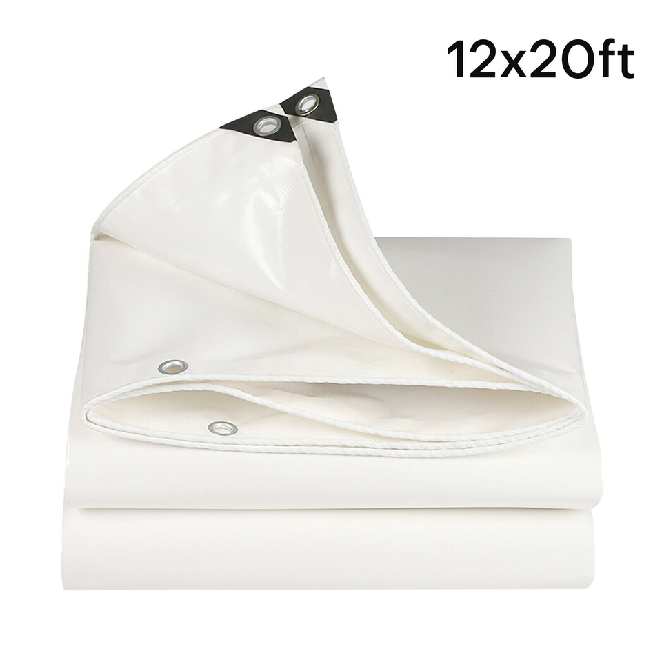 22 Mil Premium Tarp Cover Extra Heavy Duty Thick Tarpaulin for Canopy ...