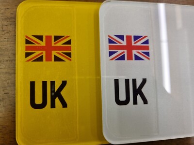 4 x UK Car Number Plate Sticker - Union Jack EU GB BREXIT DRIVING | eBay