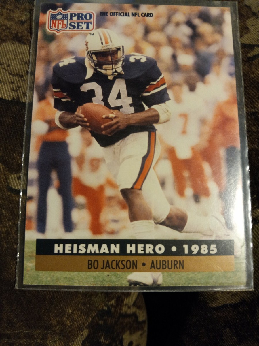 Auburn Bo Jackson Pro Set 1989 Pro Set Bo Jackson #185 On Kronozio