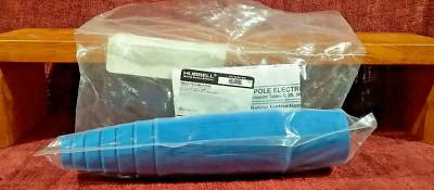 Hubbell HBL400MBL male CAM LOCK W/ Protective Cap for 400A Single Pole ...
