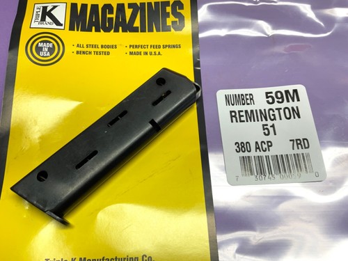 Remington 51 - 1919-1934 Pistol Magazine .380 Acp .380 Auto 7 rd Triple ...