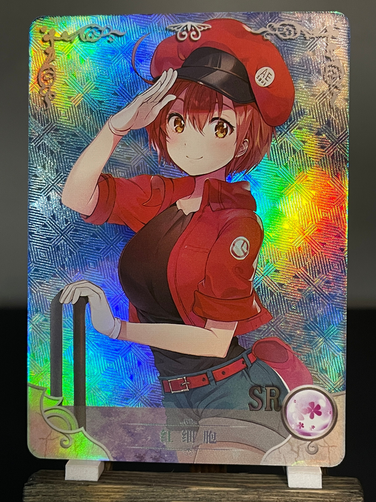 Goddess Story Anime Waifu Doujin CCG TCG Holo SR Card - Red Blood Cell ...