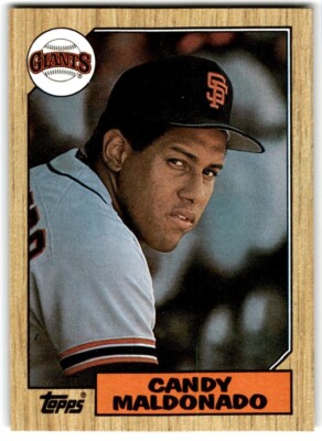 1987 Topps Baseball Cards Candy Maldonado San Francisco Giants #335 | eBay