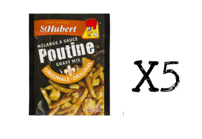 5 X St-Hubert Poutine Original Gravy Sauce Mix 52g -FRESH CANADIAN | eBay