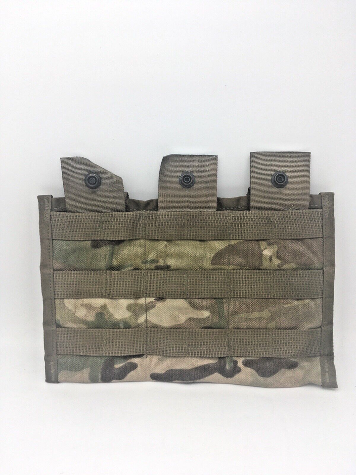 US Military Surplus M4 3 Mag Pouch Multicam OCP 3 Magazine Side X ...