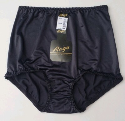 Rago 910 Light Control Smoothing Brief Panty Size 3X/36 Black NEW | eBay