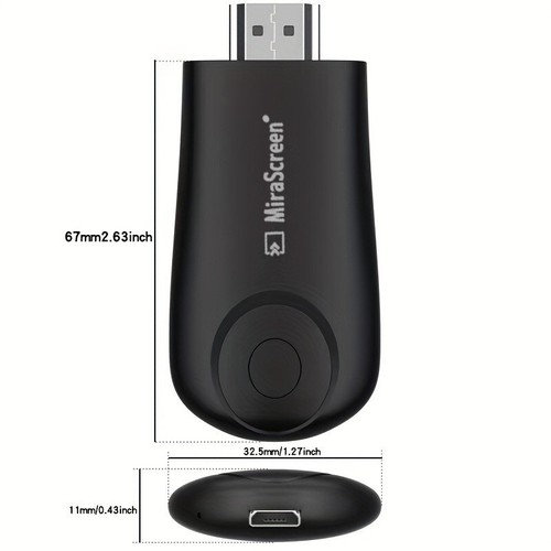 Airplay DLNA 1080P Mirror Screen TV Stick Wifi Display Receiver For ...