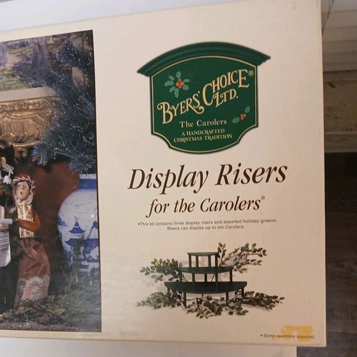 Byers' Choice Wooden Display Risers for the Carolers -2003 no ...