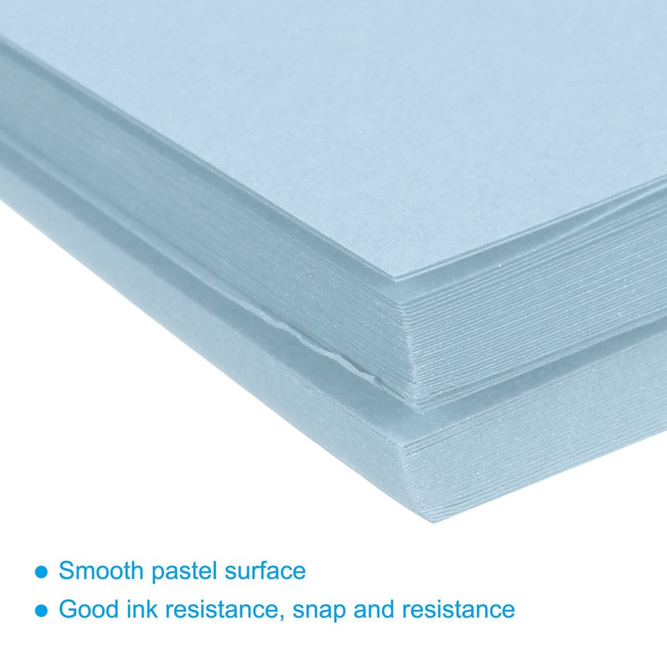 75 Sheets A4 Colored Print Copy Paper 8.5x11" Origami Paper Light Blue ...