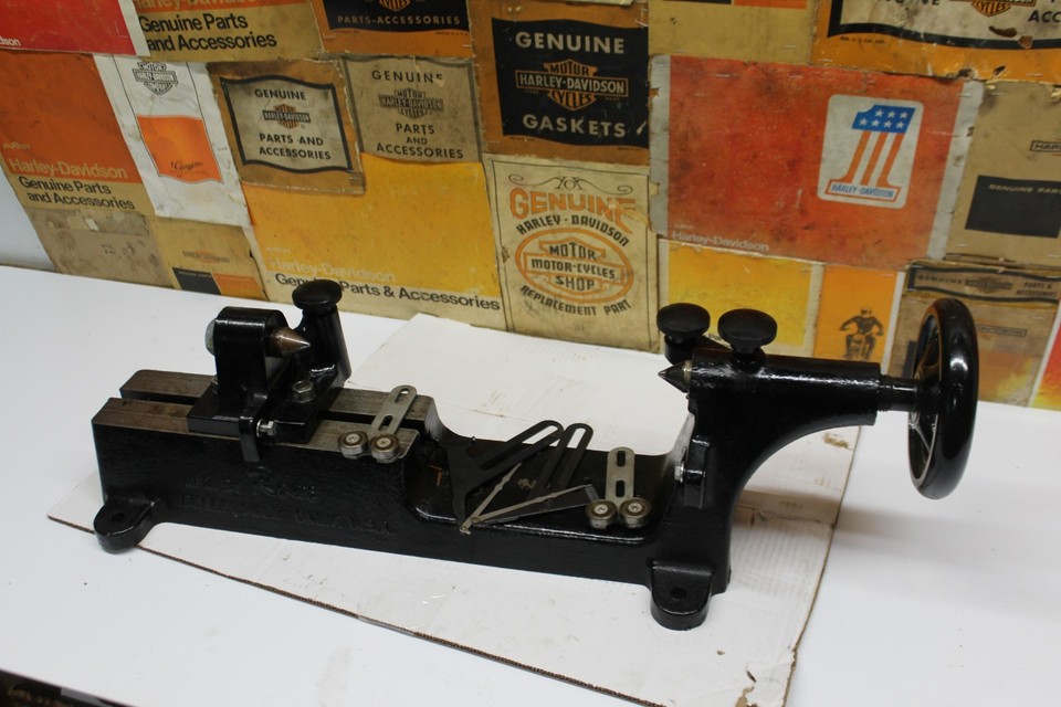 Rowe Harley Flywheel Truing Stand Knucklehead Panhead UL WL Shovelhead ...