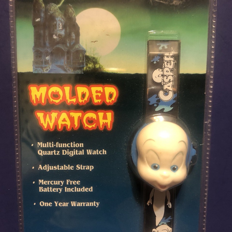 Vintage Casper the Friendly Ghost Kids Molded Watch 1995 Hope MOC New ...