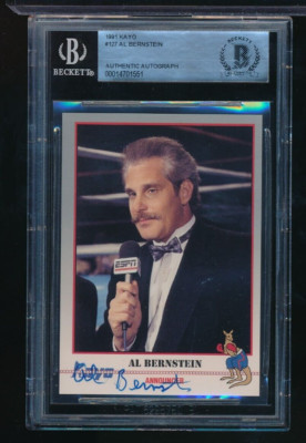 1991 Kayo Boxing #127 Al Bernstein signed auto autograph BAS BECKETT ...
