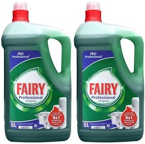 2x Fairy Original Professional Household Liquid Washing Up Liquid ...