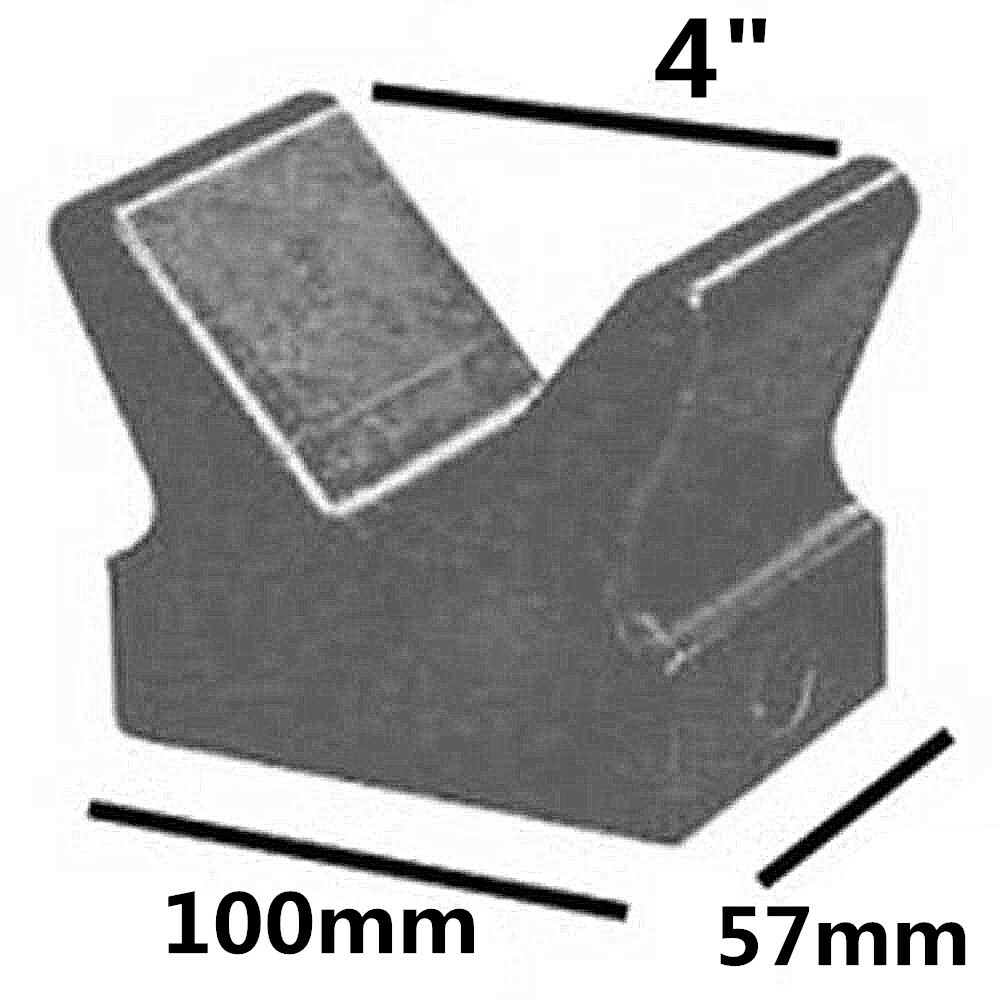 Ark Boat Trailer 4" Black Rubber Winch Post V Block Bow Stop 5540 UB ...