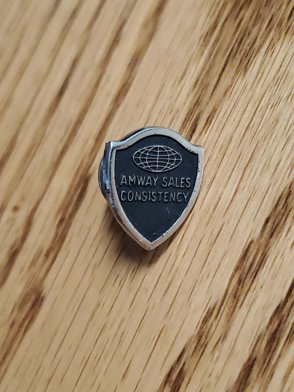 Small Collectable Pinback Amway Sales Consistency Hat Pin kr | eBay