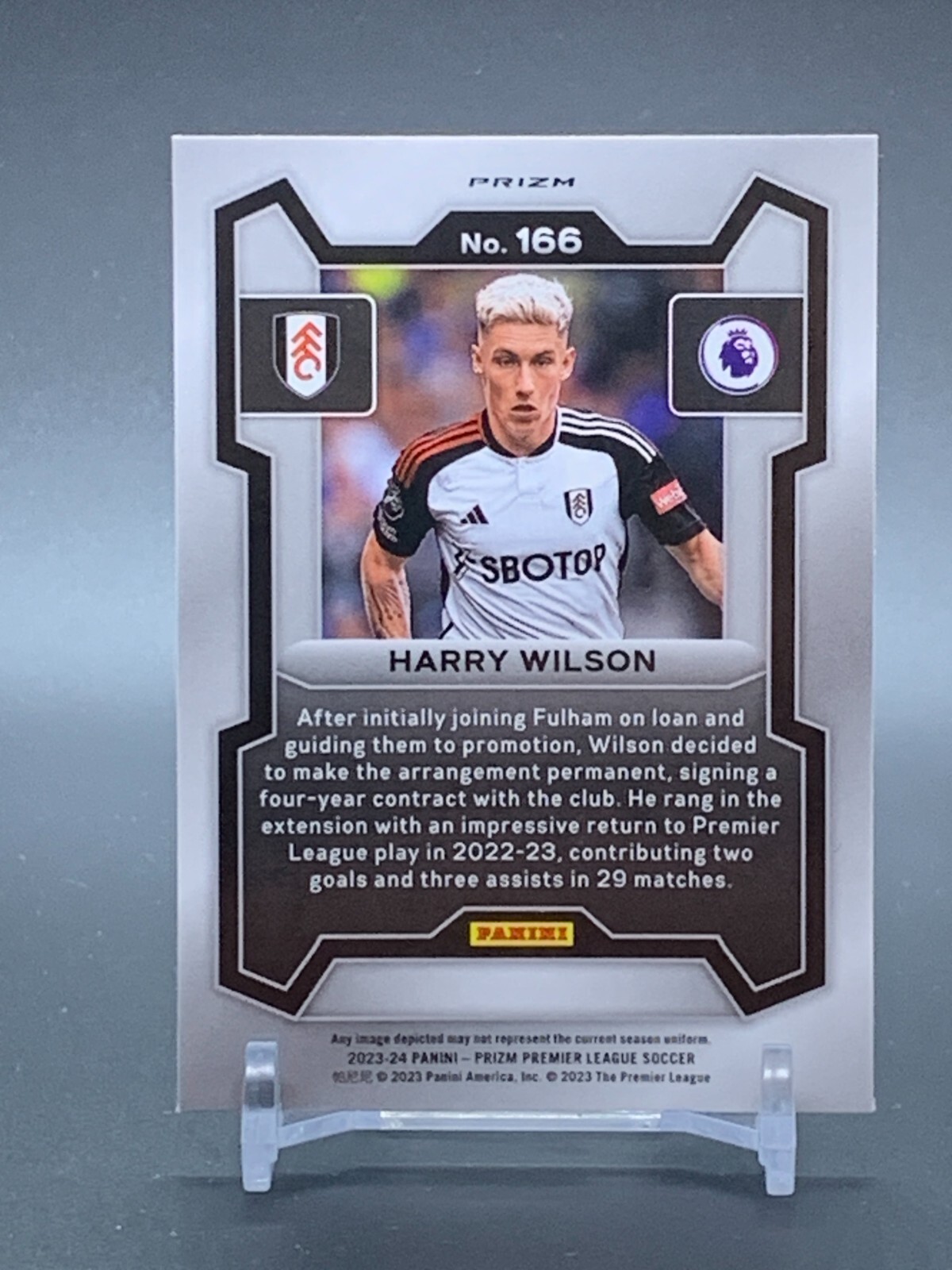 2023-24 Panini Prizm EPL Pink Mosaic #166 HARRY WILSON Fulham | eBay
