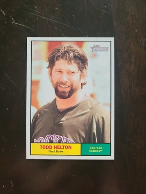 2010 Topps Heritage Todd Helton #364 Colorado Rockies | eBay