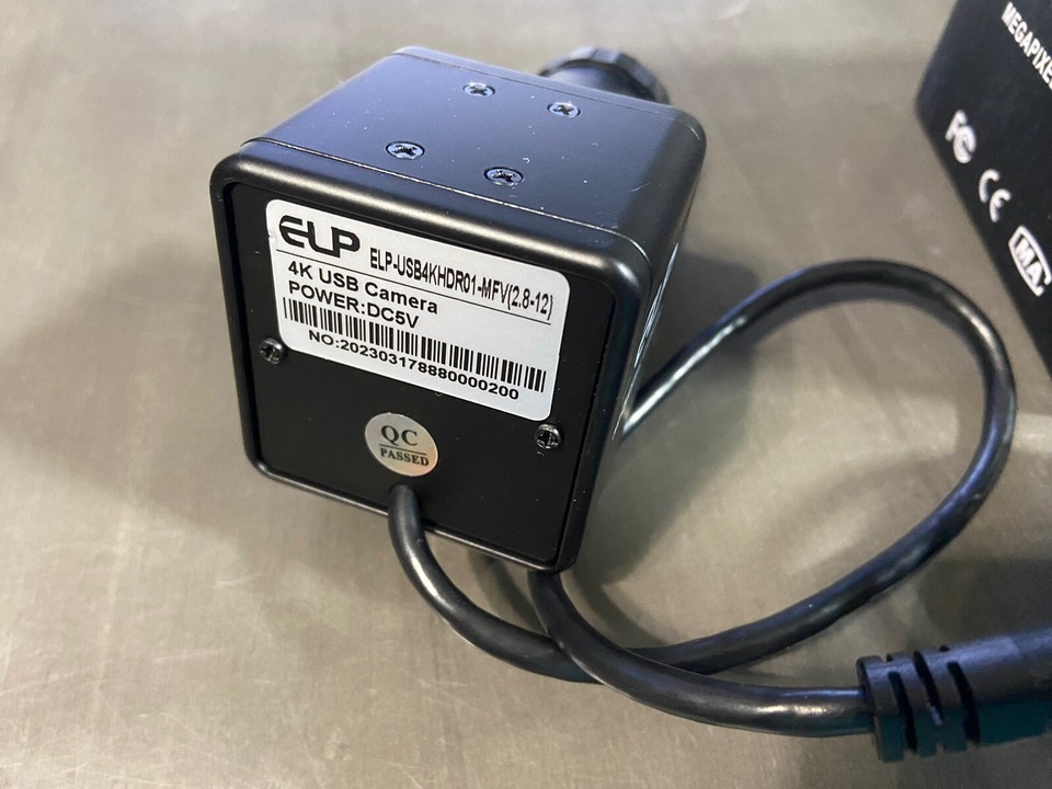 ELP 4K USB camera with CS 2.8-12mm varifocal lens ELP-USB4KHDR01-MFV (2 ...