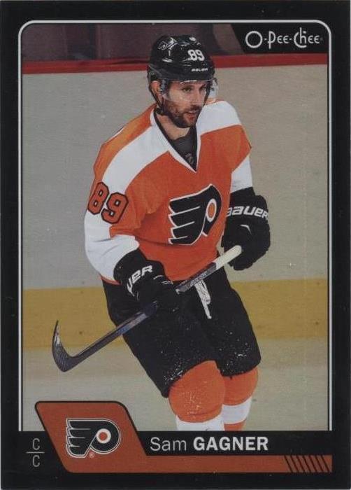 2016-17 O-Pee-Chee - Sam Gagner #342 Black Rainbow Foil /100 for sale ...