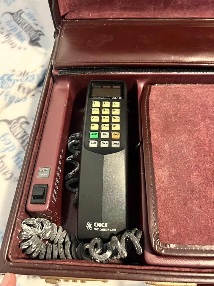Vintage Super Rare Oki Briefcase Cell Phone The Direct Line Collectors ...