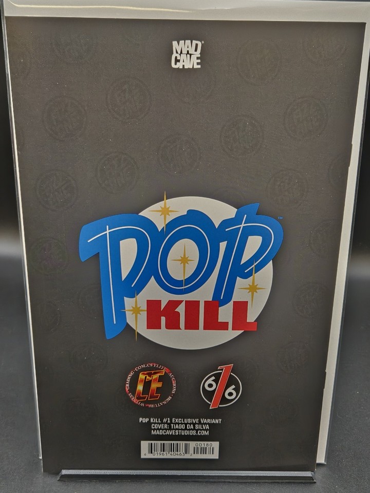 POP KILL #1 TIAGO DA SILVA 616 Comics Virgin Variant A LTD 400 / FREE ...