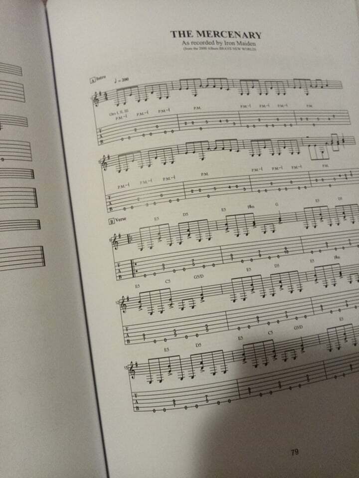 IRON MAIDEN - Brave New World - Tab Book Guitar parts | eBay