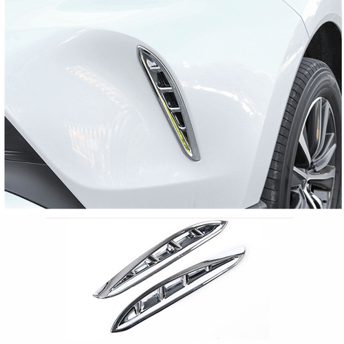 ABS silver Front Air Inlet Frame Trim For 2021-2023 Toyota Venza ...