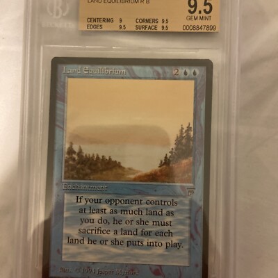 Legends Land Equilibrium BGS 9.5 Basic Magic The Gathering Mtg | eBay