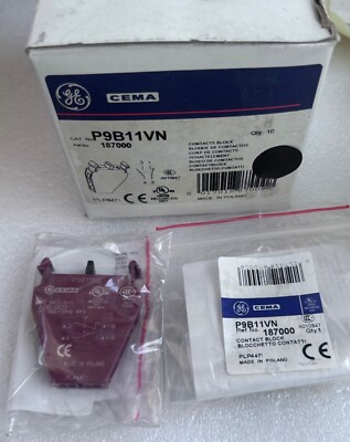 GE P9B11VN Contact Block | eBay