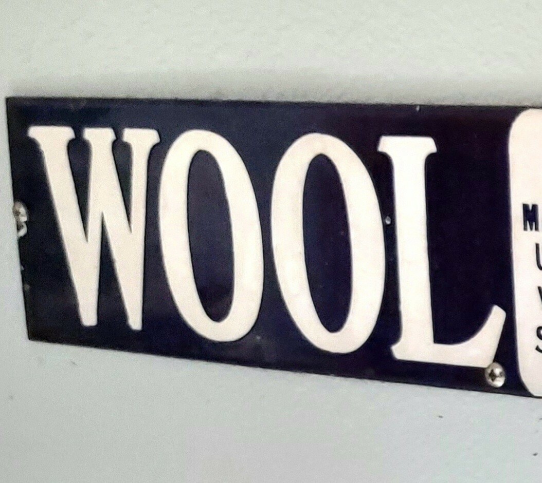 Antique Wool Soap Porcelain Sign 1890s 1900s | eBay