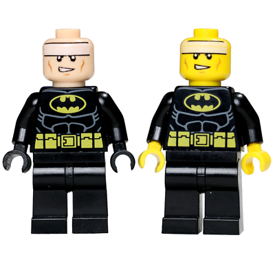 Lego Batman Black And Yellow LEGO Batman Minifigure With Dark Bluish
